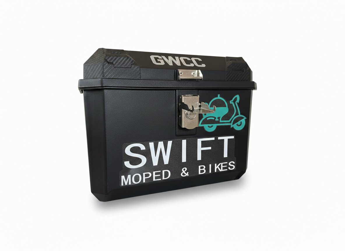GWCC Professional Moped Delivery Tailbox – 45L Capacity – Swift Moped ...
